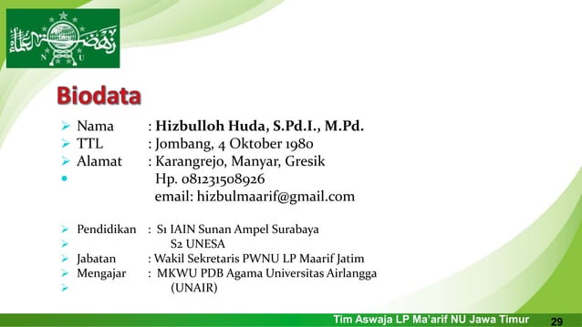 Unit 1. Pembelajaran Sejarah Aswaja dan Ke NU an.pptx