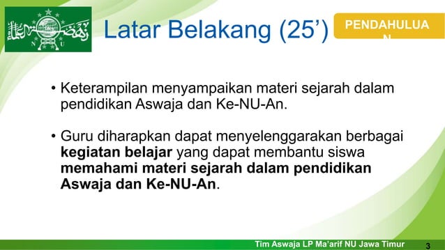 Unit 1. Pembelajaran Sejarah Aswaja dan Ke NU an.pptx