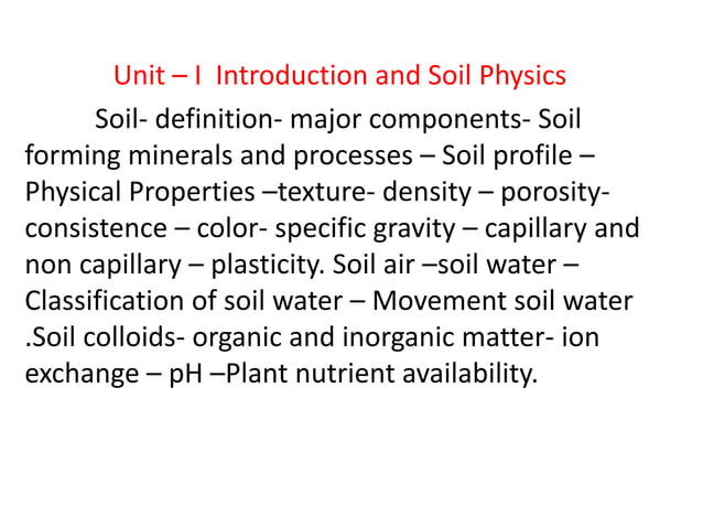 Unit 1 INTRODUCTION AND SOIL PHYSICS.pptx