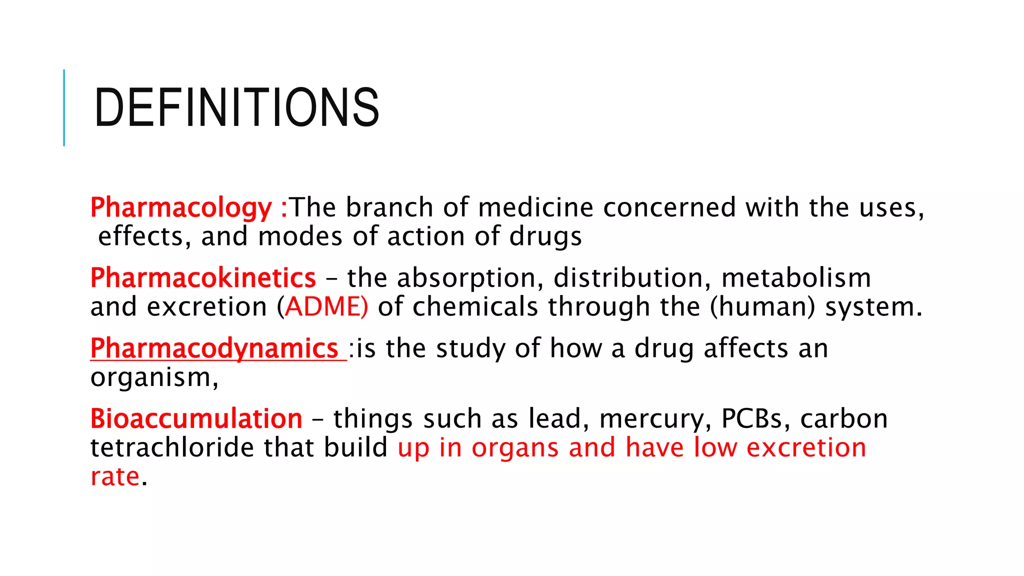 Pharmacology in Cosmetic Technology | PPTX