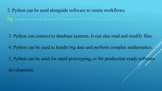 Introduction to Python | PPT
