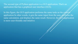 Introduction to Python | PPT