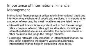 international financial management business | PPT