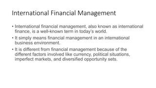 international financial management business | PPT