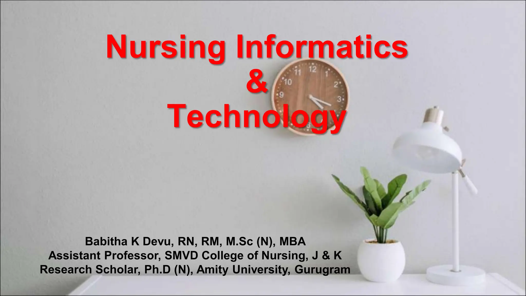 Babitha's Notes On Unit -1 Part A Health/Nursing Informatics ...