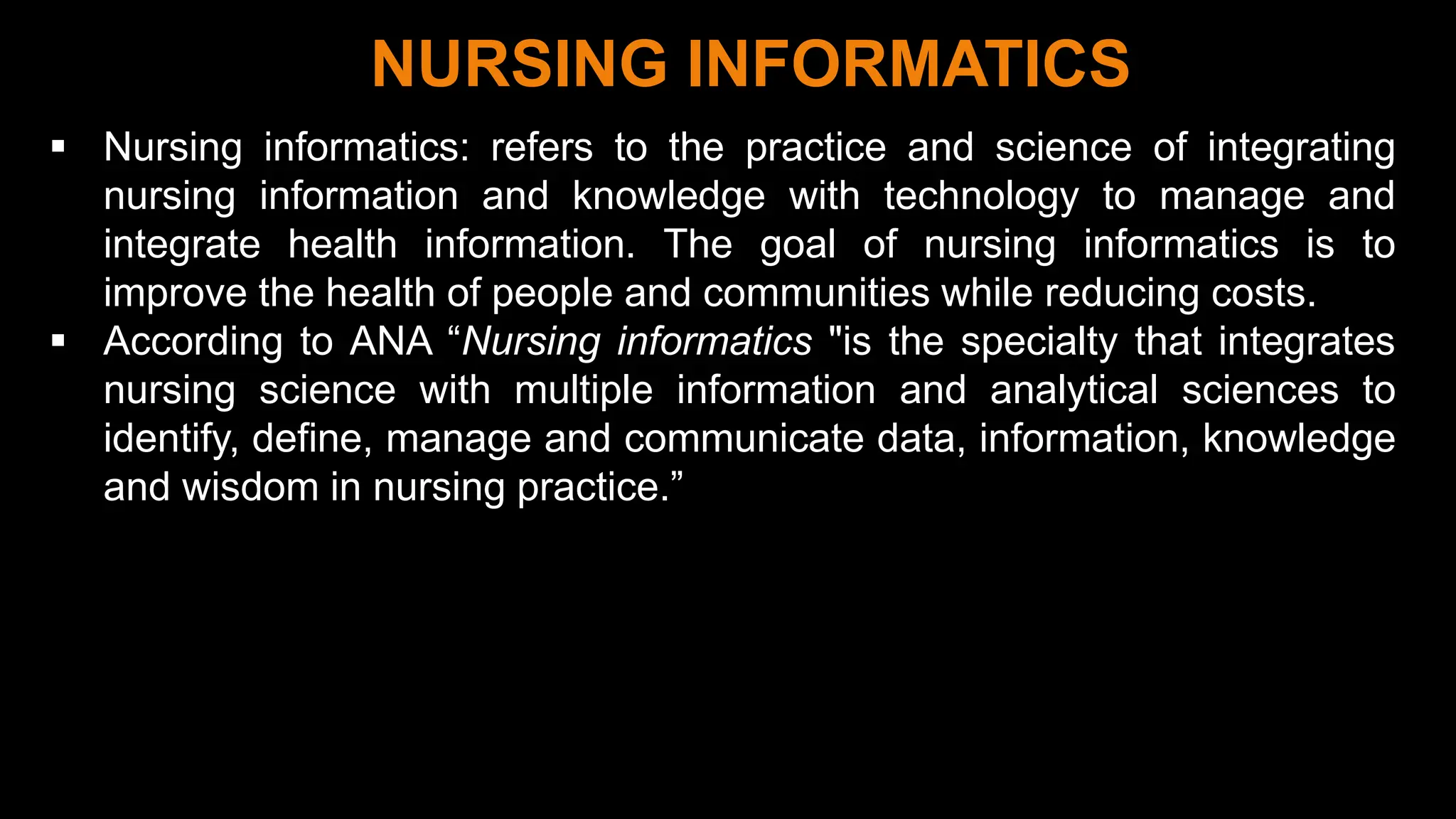 Babitha's Notes On Unit -1 Part A Health/Nursing Informatics ...