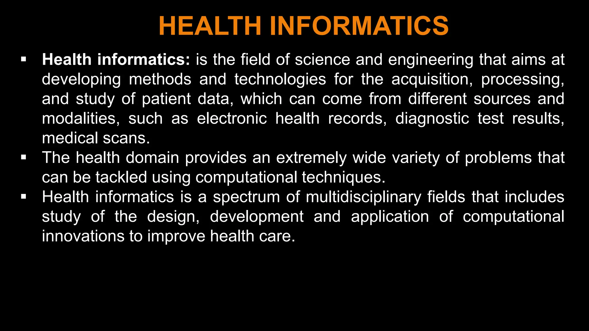 Babitha's Notes On Unit -1 Part A Health/Nursing Informatics ...