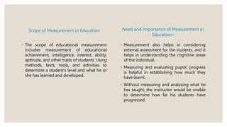 Unit 1.Evaluation, Assessment and Measurement pptx | PPTX