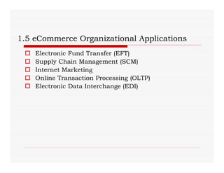 Introduction to electronic commerce and applications | PDF