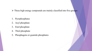UNIT1.2 bioenergetic in introduction of biochemistry | PPTX