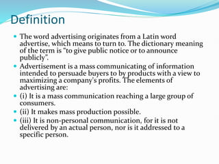Introduction to Advertisement & Sales Promotion.pptx