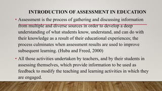 Unit 1.Introduction of Assessment in Education.pptx