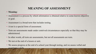 Unit 1.Introduction of Assessment in Education.pptx