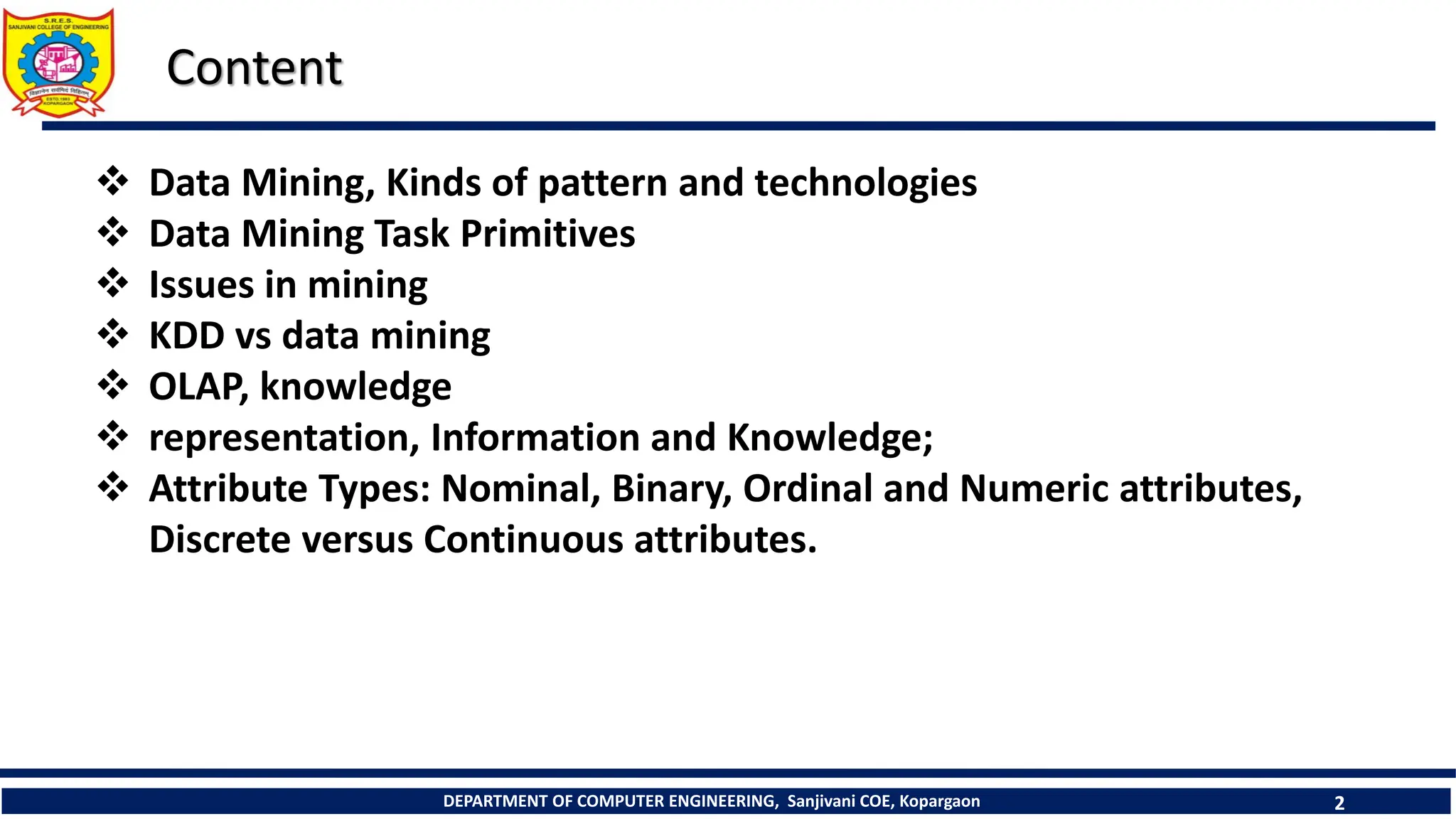 Introduction to data mining which covers the basics | PDF
