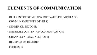 communication process for nurse and patient | PPT