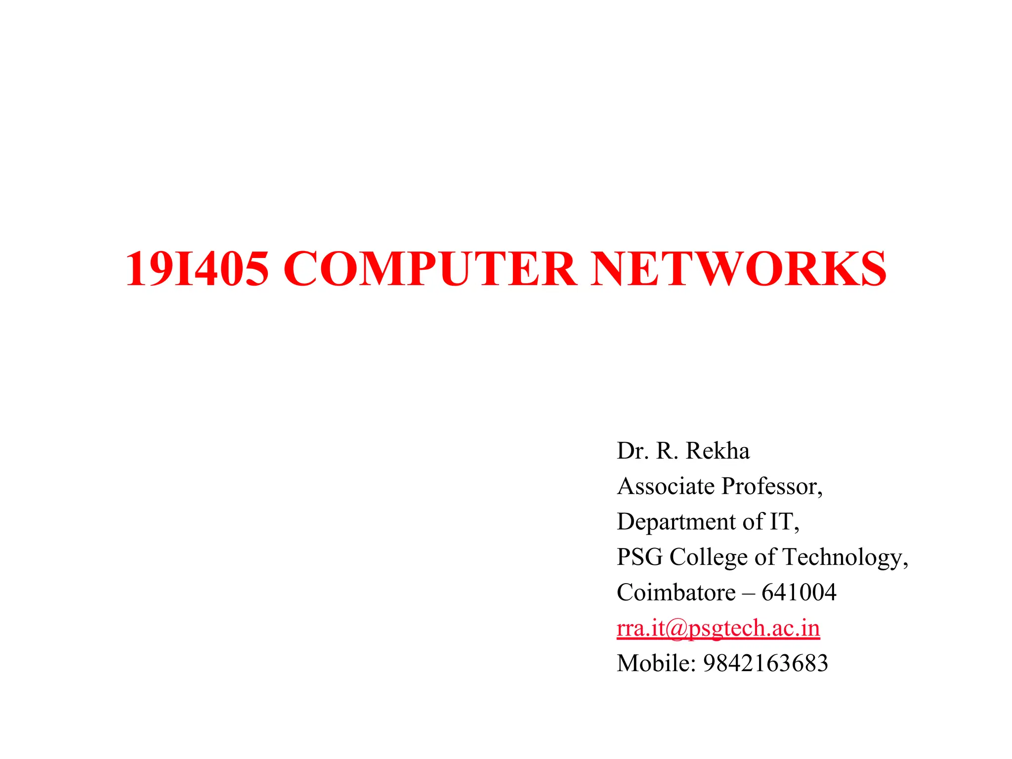 Unit 1 Pdf Computer Networks And Computer Topology Ppt