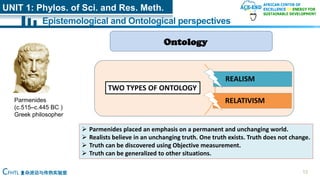UNIT1. PHILOSOPHY OF SCIENCE - RESEARCH METHODOLOGY | PDF