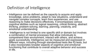 Unit :1 Basics of Professional Intelligence | PPTX