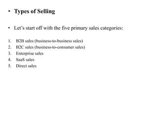 UNIT 1 Selling and negotiation skills .pptx