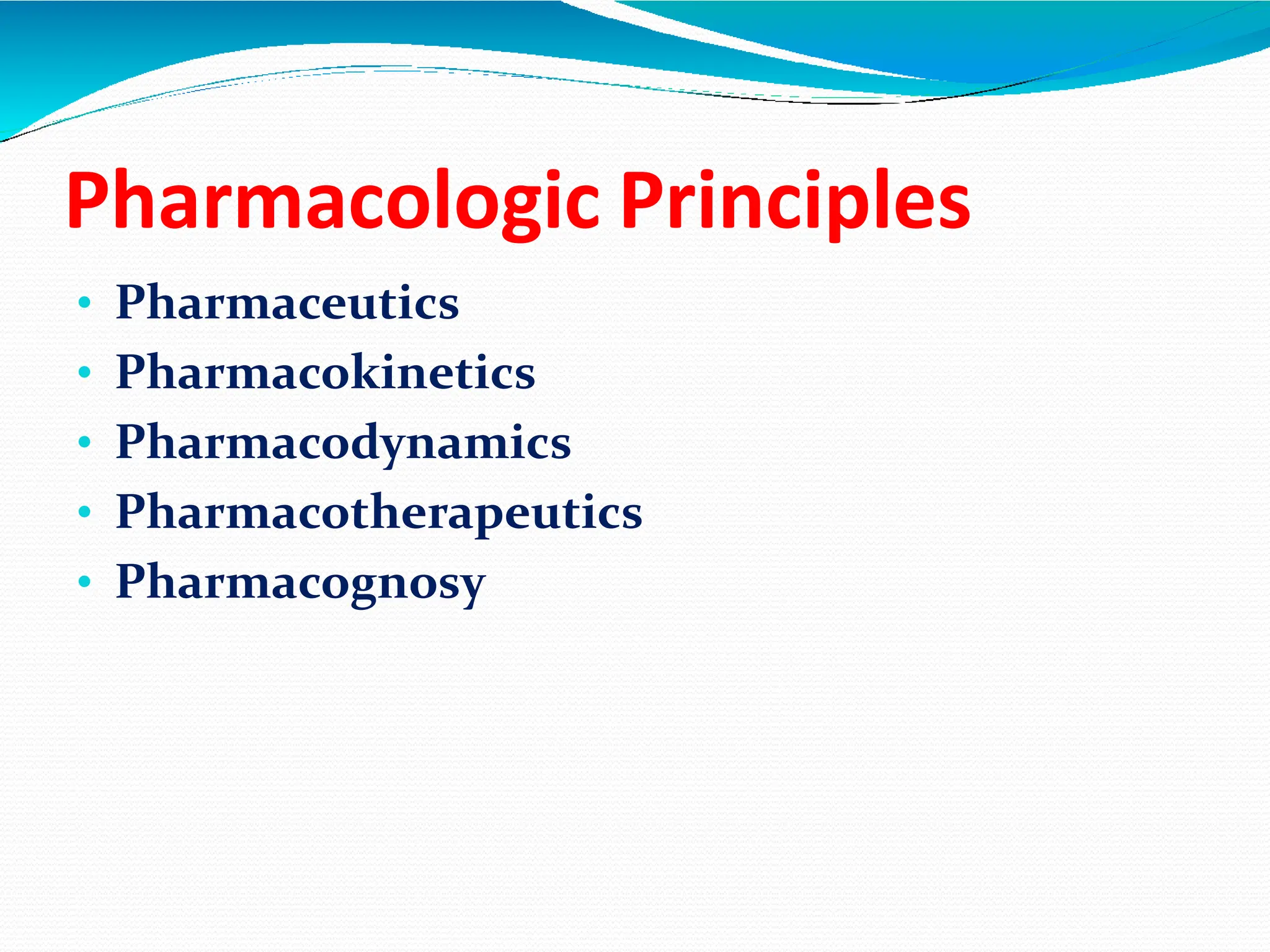 introduction to pharmacology in nursing | PPTX