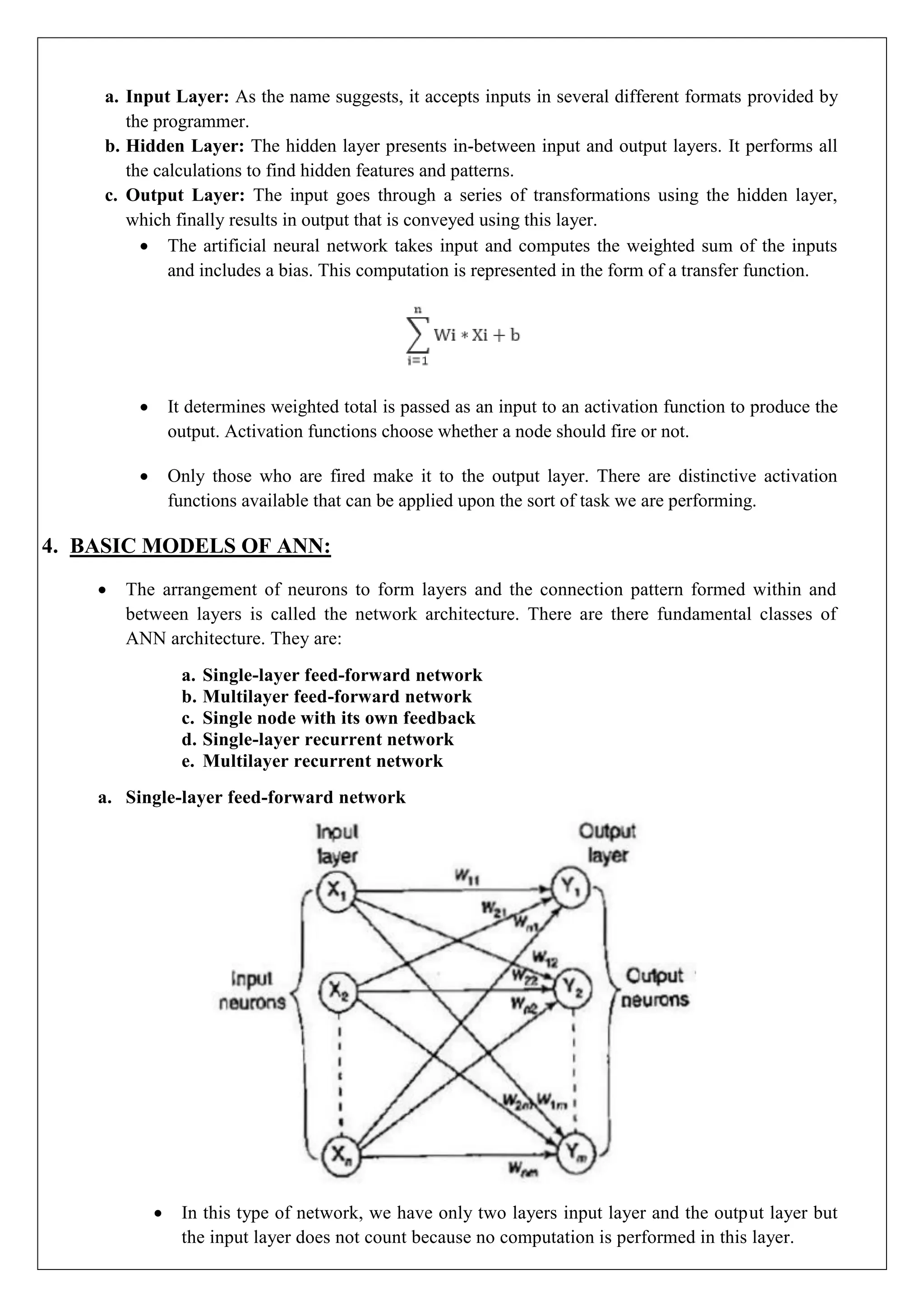 Ccs355 Neural Networks And Deep Learning Unit 1 Pdf Notes With Question 