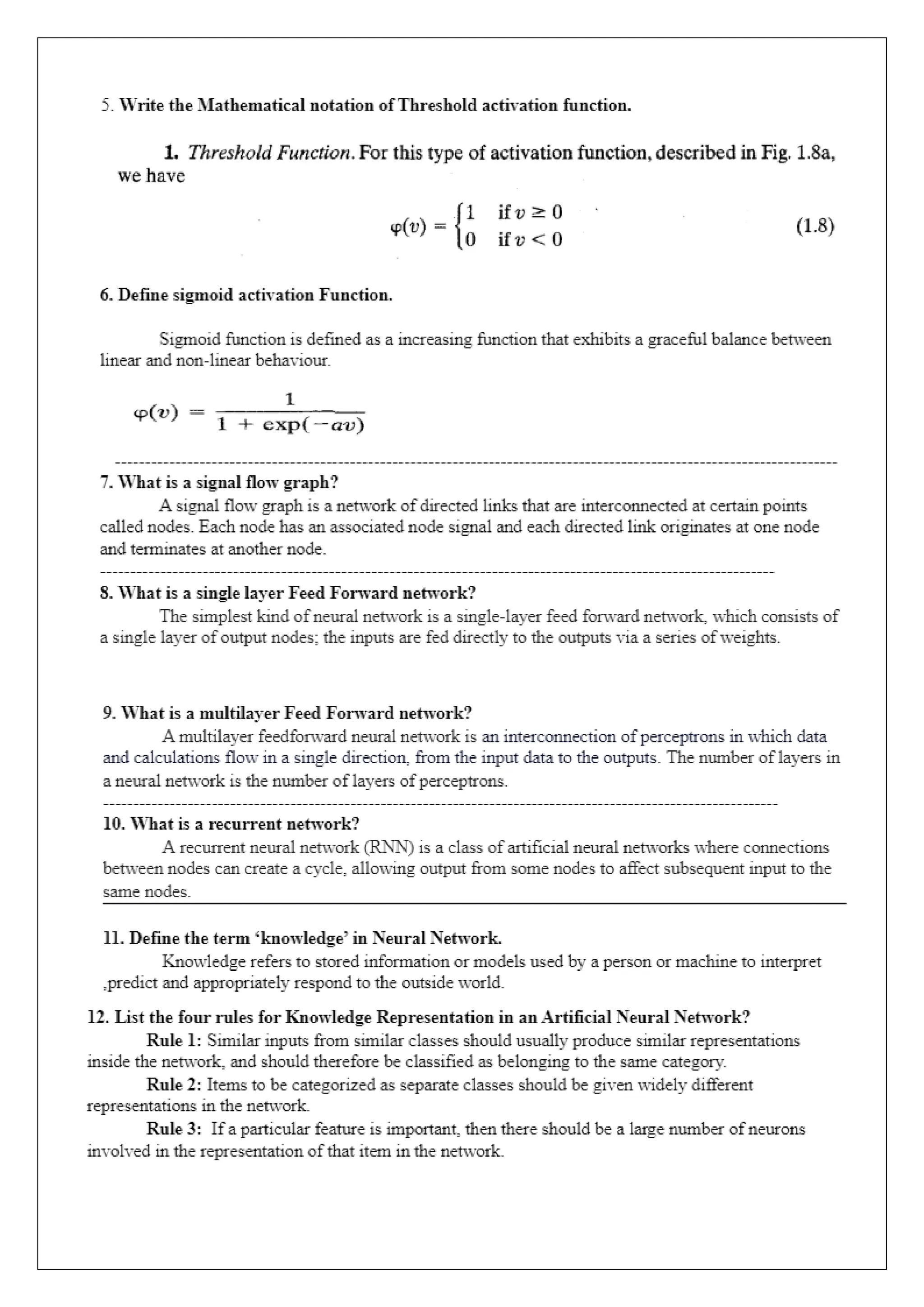 Ccs355 Neural Networks And Deep Learning Unit 1 Pdf Notes With Question Bank Pdf