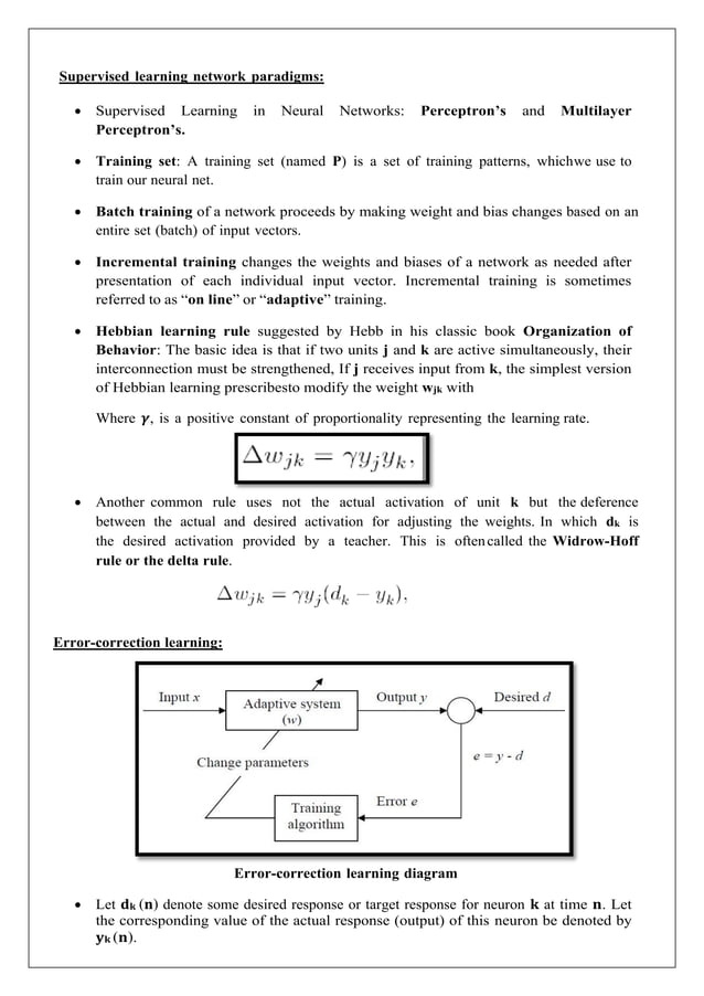 Ccs355 Neural Networks And Deep Learning Unit 1 Pdf Notes With Question