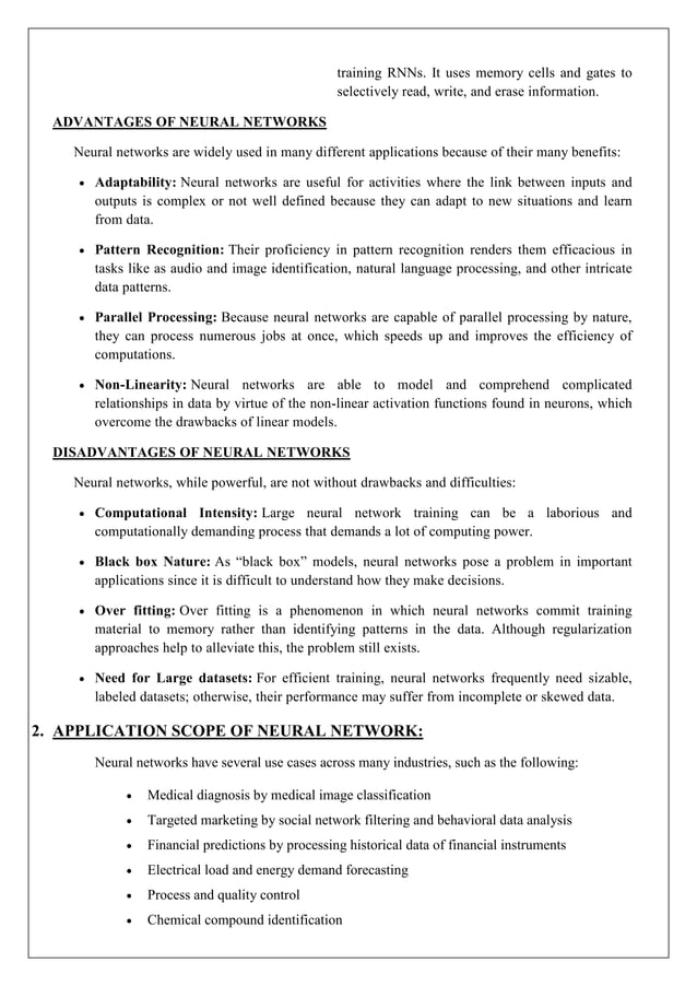 Ccs355 Neural Networks And Deep Learning Unit 1 Pdf Notes With Question 