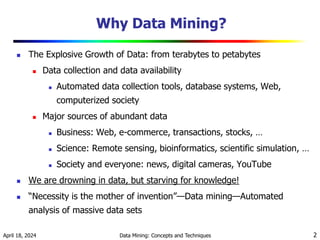 Data Mining introduction and basic concepts | PPT