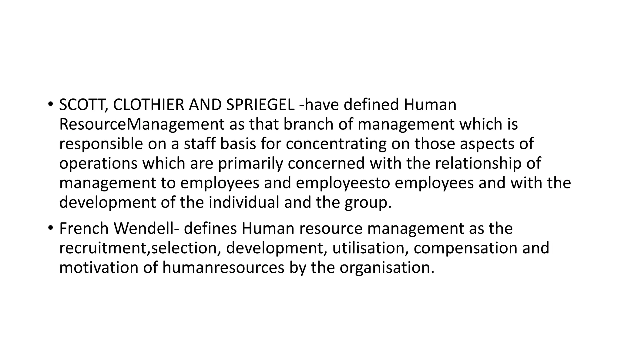 Human Resource Management and Its Importance | PPT