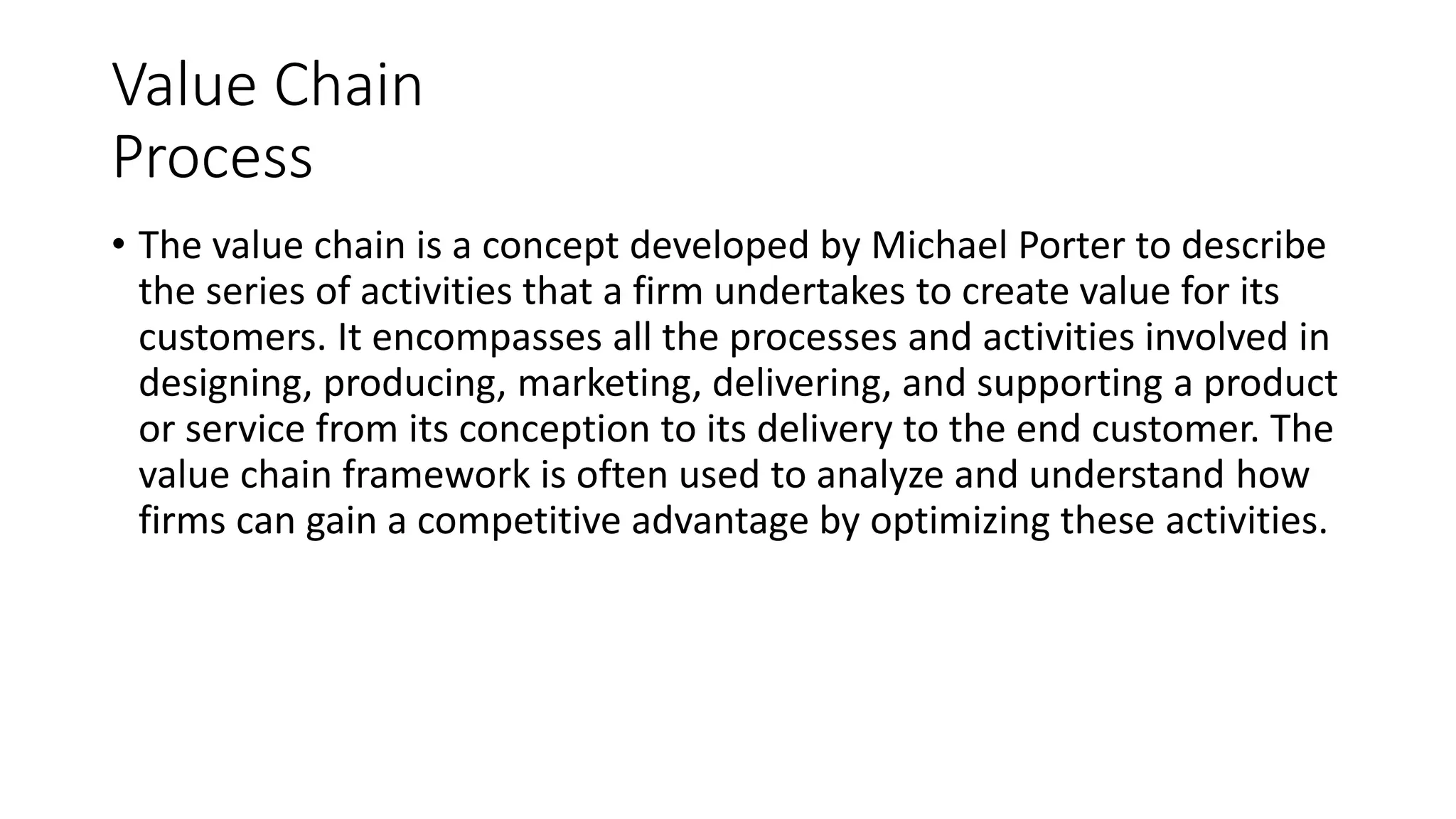 SCM, Value Chain, Objectives of SCM, Importance | PPT