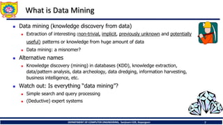 Introduction to Data Mining KDD Process OLAP | PDF