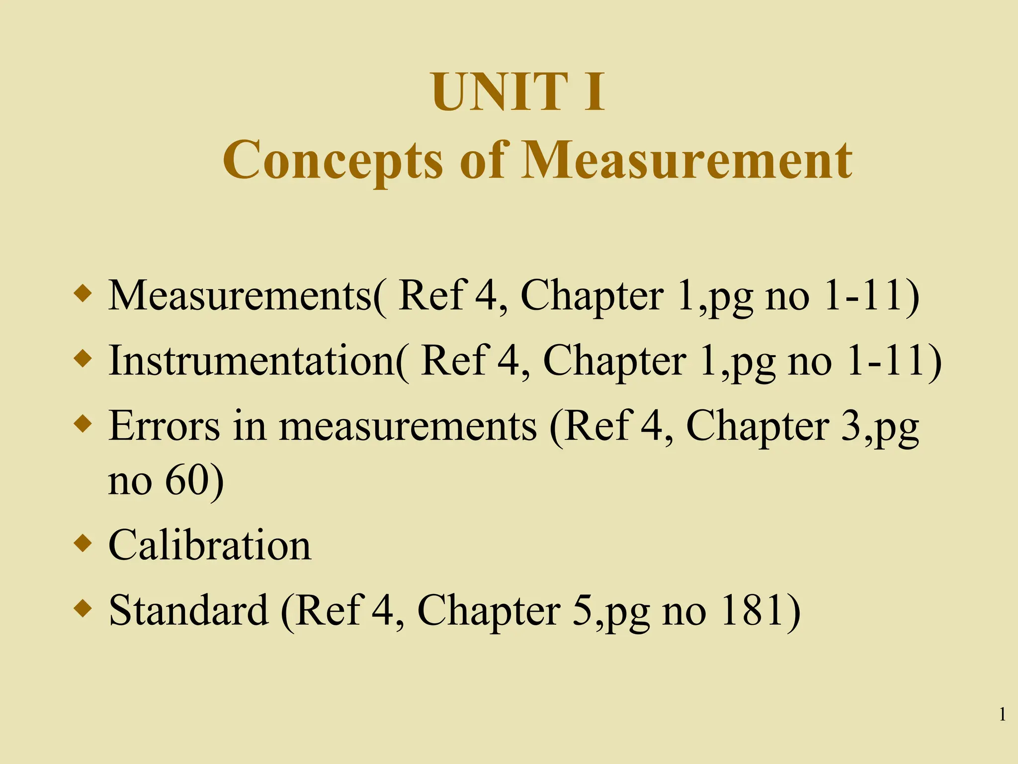 UNIT1 concepts of measurements and instrumen | PPT