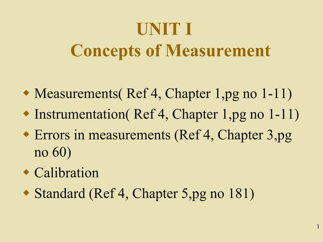 UNIT1 concepts of measurements and instrumen | PPT | Physics | Science