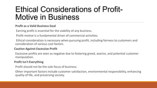 Unit 1.pptx : Introdution to Ethics in Business | PPTX