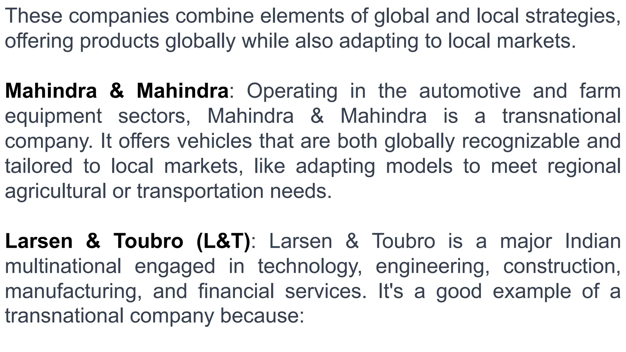 What are the differences between an international company, a global ...