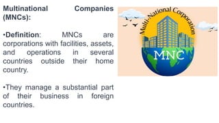 What are the differences between an international company, a global ...