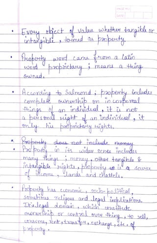 Intellectual Property Right Notes Unit 1 | PDF