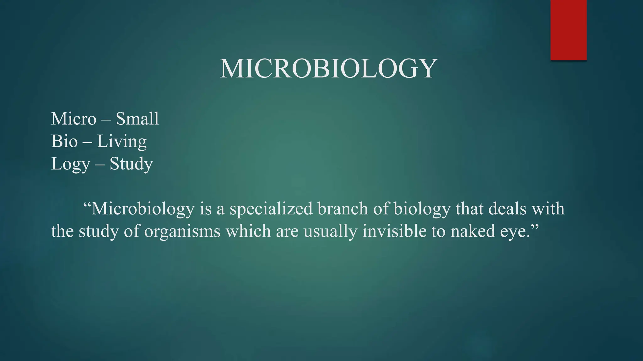 unit -1 of Microbiology and Introduction | PPTX