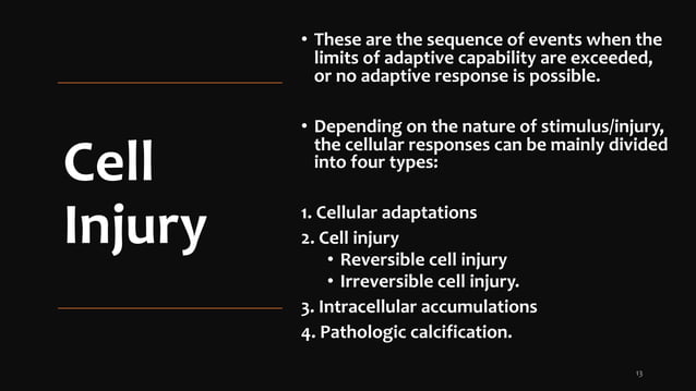 Pathology slides on overview of pathology and cell injury | PPT