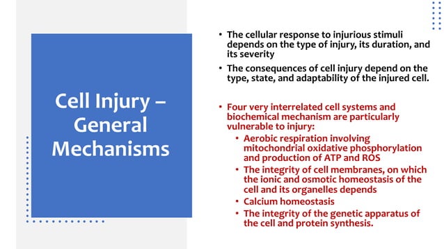 Pathology slides on overview of pathology and cell injury | PPT