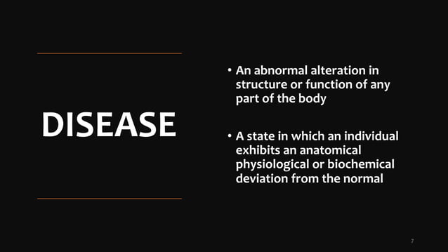 Pathology slides on overview of pathology and cell injury | PPT