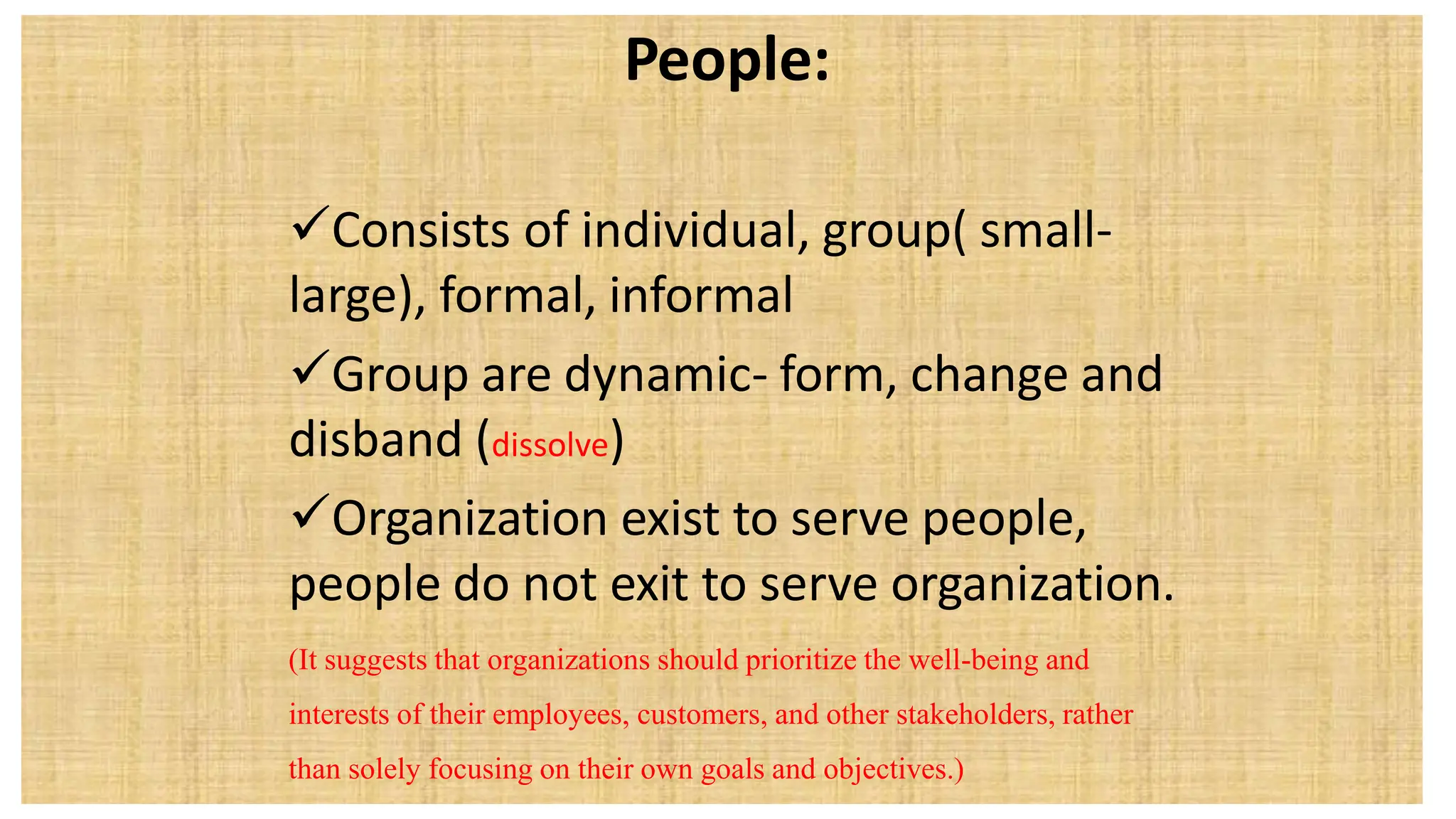 Introduction to organisational behaviour and meaning of the ...