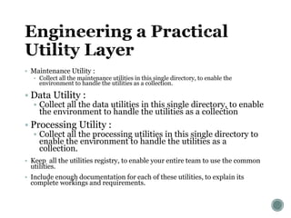 Utility Layer in data science and its types | PDF