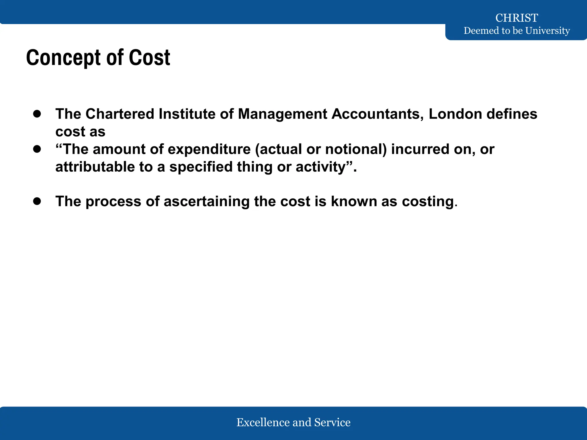 Overview of COst and Management Accounting | PPT