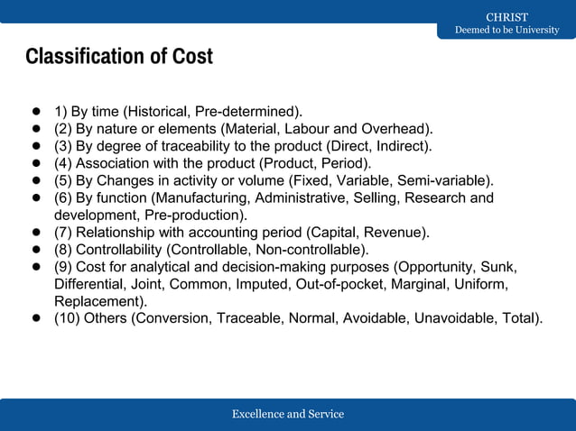 Overview of COst and Management Accounting | PPT