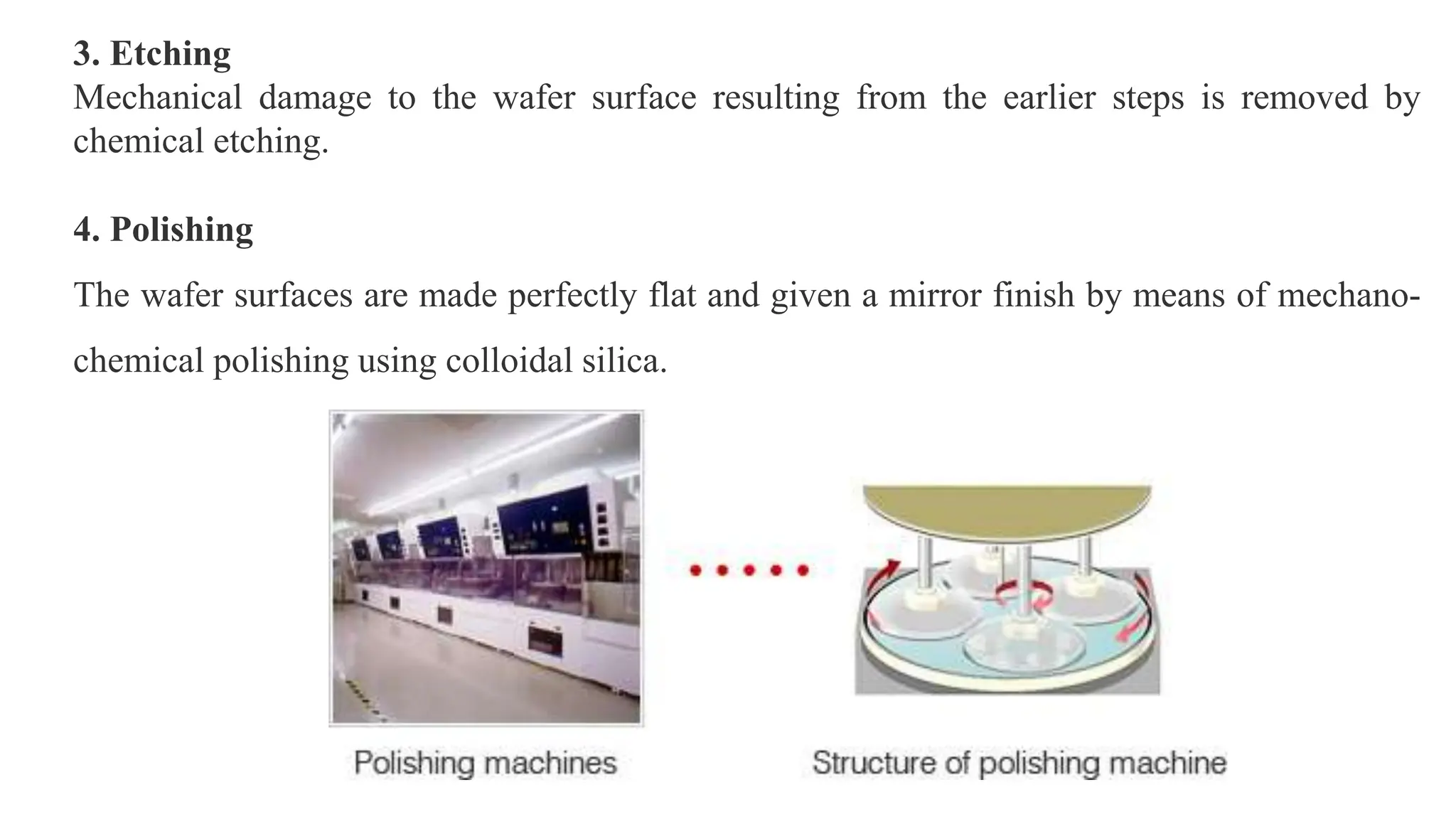 processes involved in the preparation of semiconductor wafers | PPT