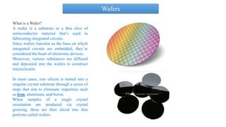 processes involved in the preparation of semiconductor wafers | PPT