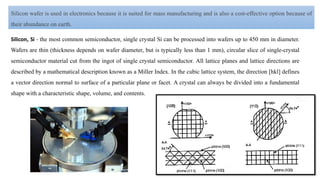 processes involved in the preparation of semiconductor wafers | PPT