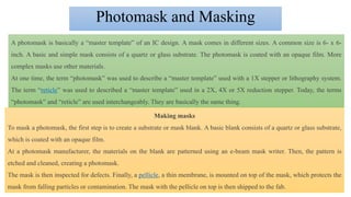 processes involved in the preparation of semiconductor wafers | PPT